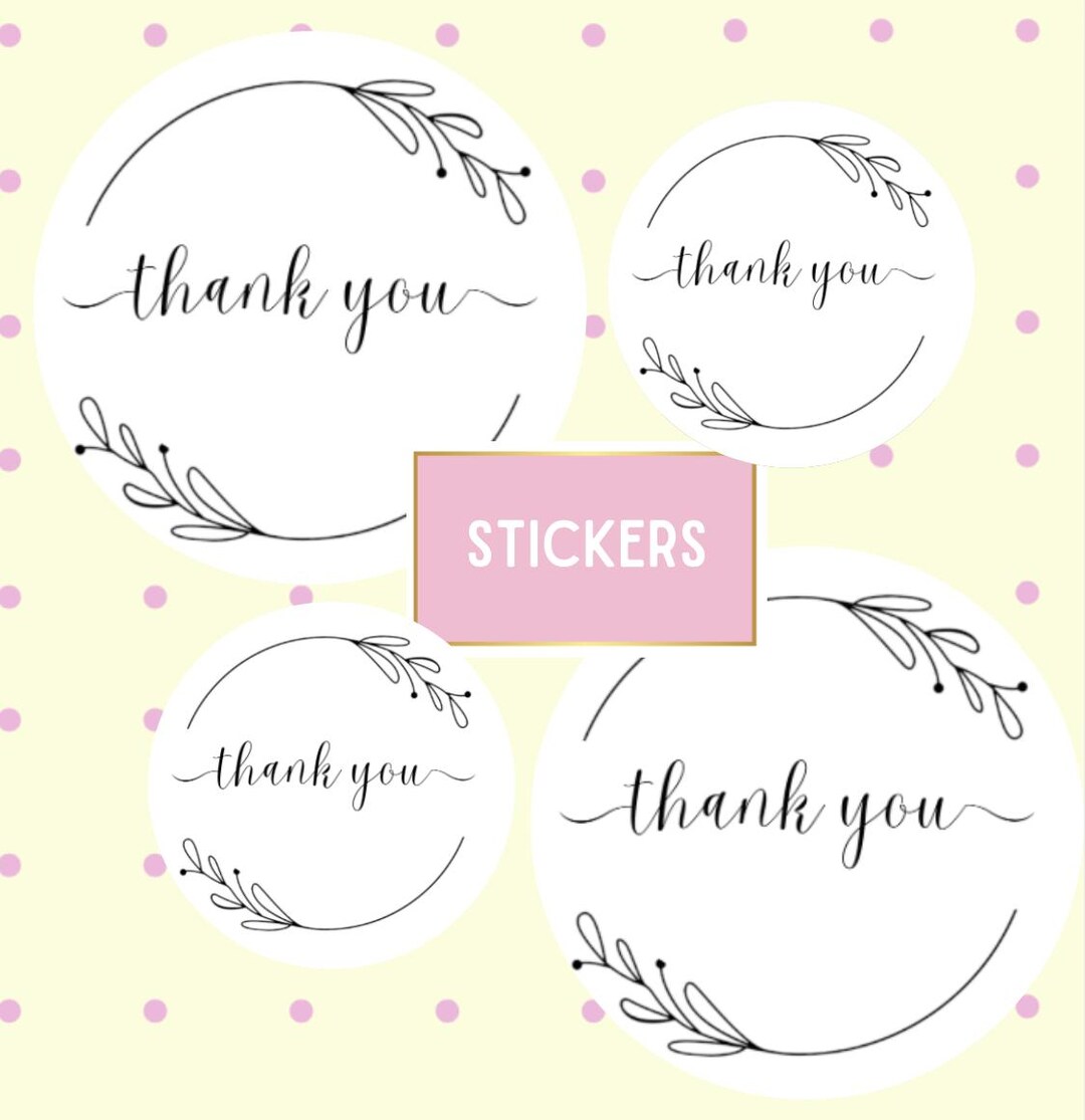 Customizable Printable Stickers for Organizing & Decorating | Perfect ...