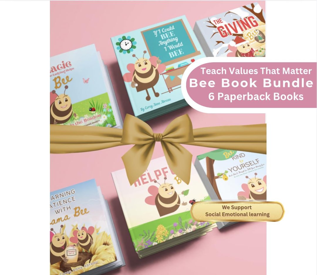 Bee Book Bundle for Children Teaching Kindness, Patience, Coping With ...