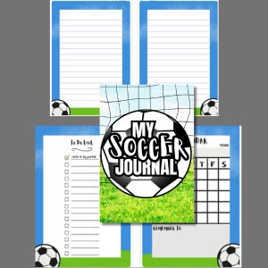 Soccer Journal: Motivational Quotes & Goal Setting (paperback) - Etsy