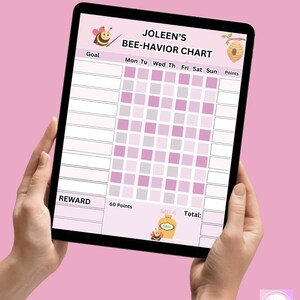 Bee-havior Chart Behavior Chart for Kids Printable Daily Behavior Chart ...