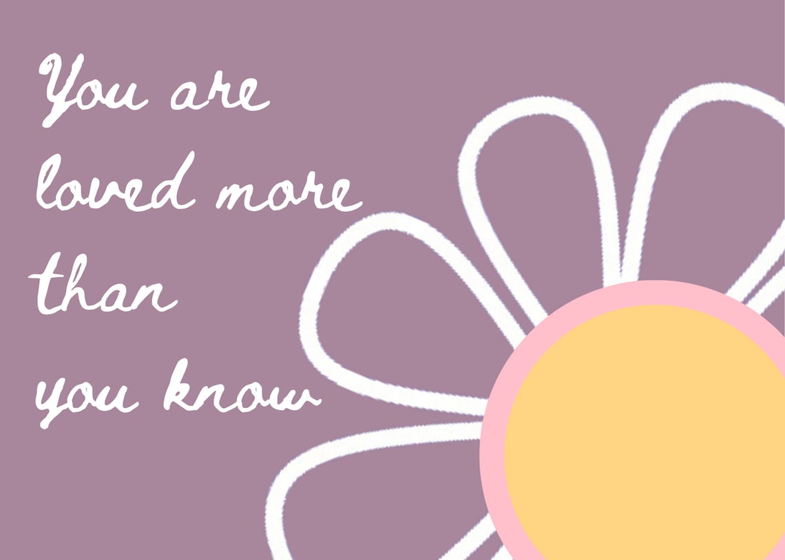 Greeting Card Digital Download Printable Greeting Card Cards Set of ...