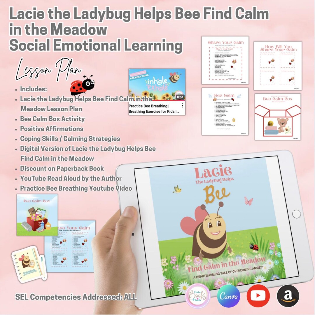 SEL Lesson Plan for Kids | Anxiety Book Integration | Bee Themed ...