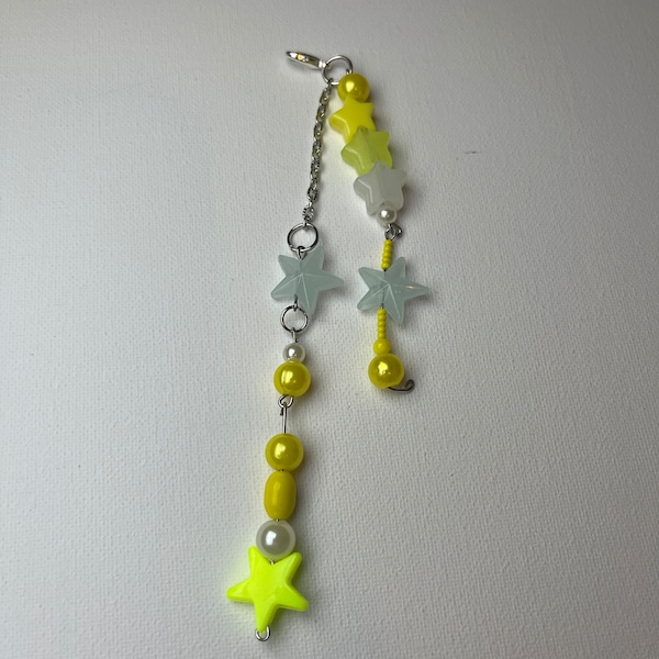 Glow in the Dark Star Keychain - Etsy