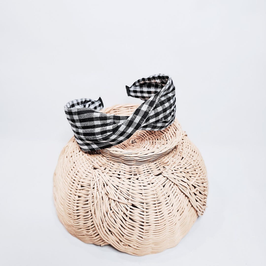 Hmong Headband Twist Black White Siv Ceeb - Etsy