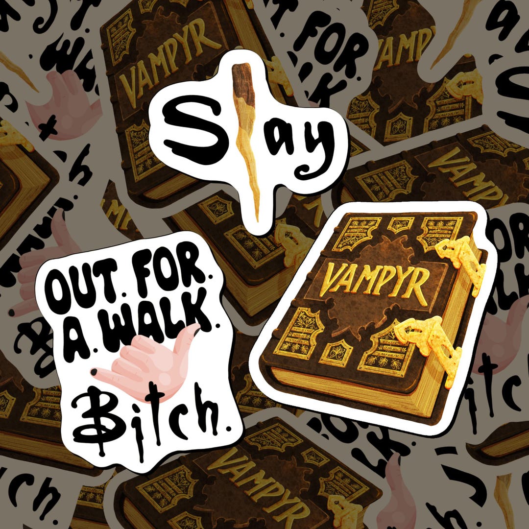 Buffy Stickers | 1 or Bundle of 3 Shiny Vinyl Stickers - Etsy