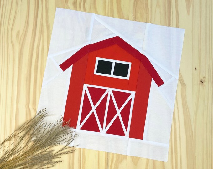 Barn Frog Paper Piecing Quilt Pattern PDF Download - Etsy