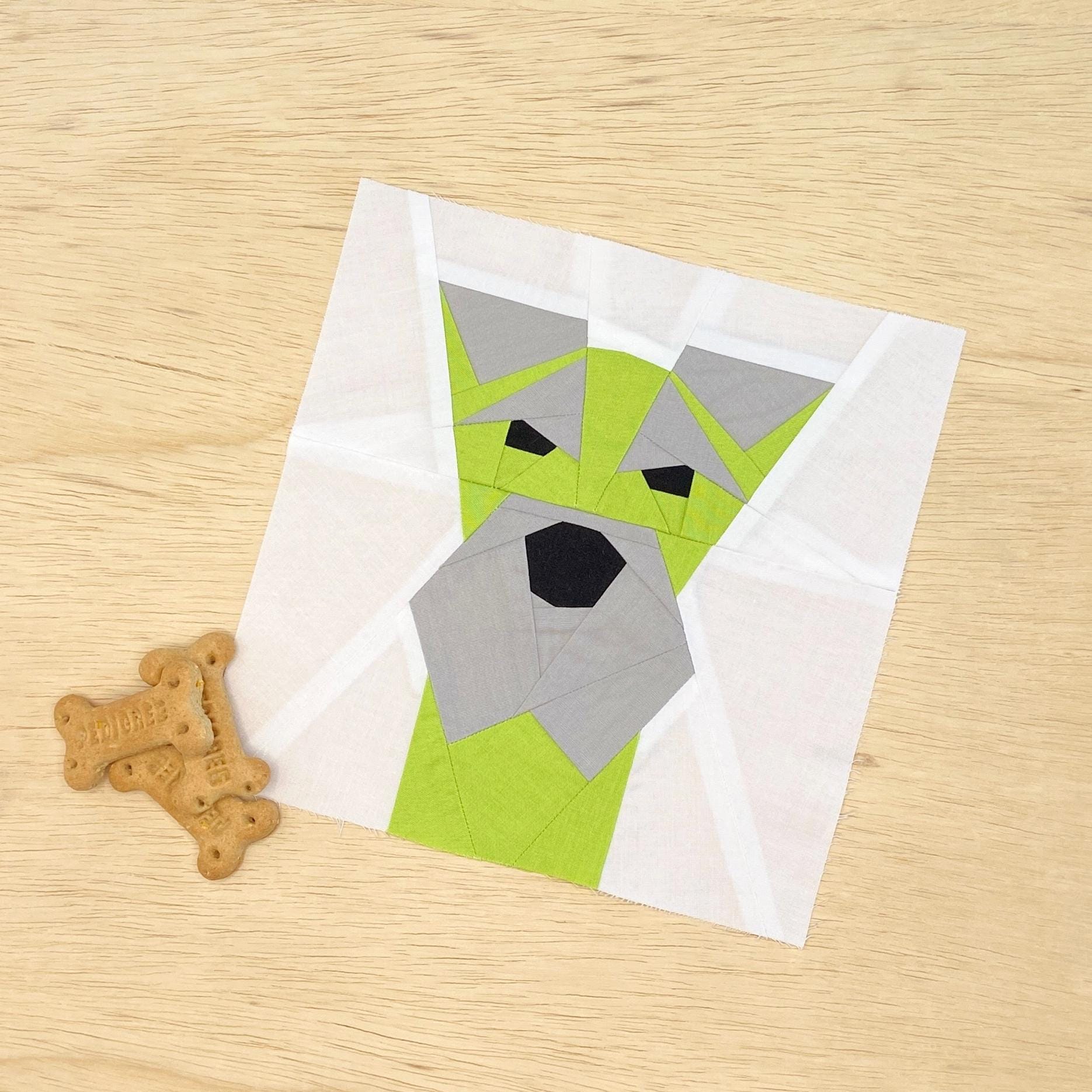 Schnauzer Quilt Block Pattern | Dog Quilt Pattern | Digital PDF ...