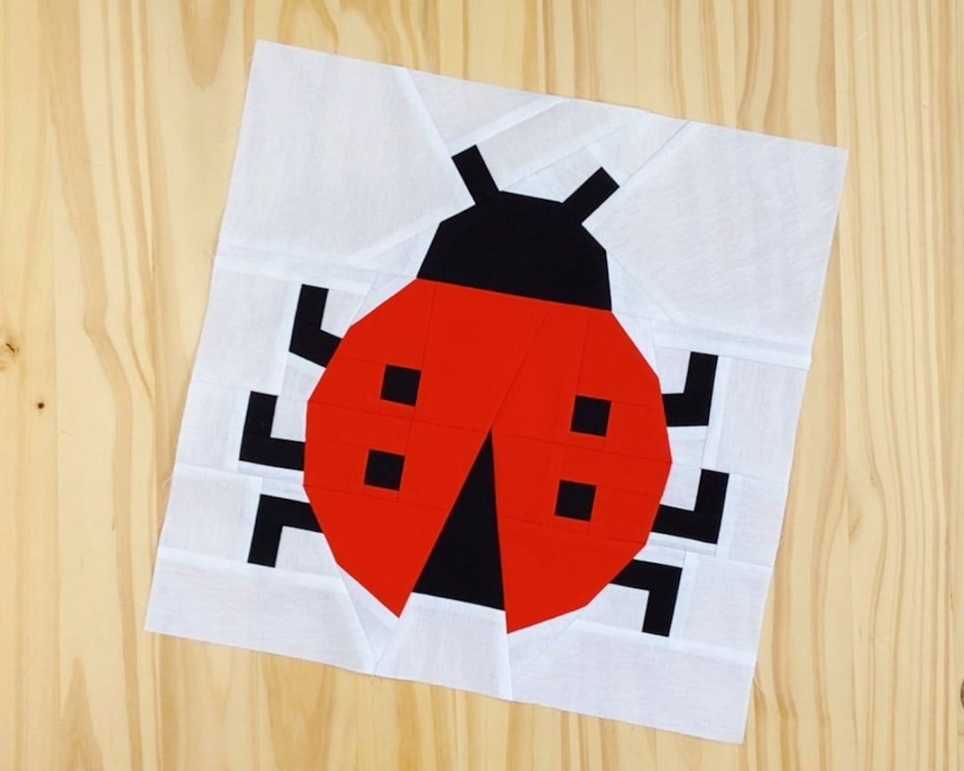 Ladybug Quilt Pattern | Garden Quilt Pattern | PDF Digital Download ...