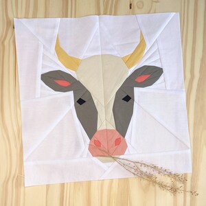 Cow Quilt Pattern | Farm Quilt Pattern | Digital PDF Download | 12 ...