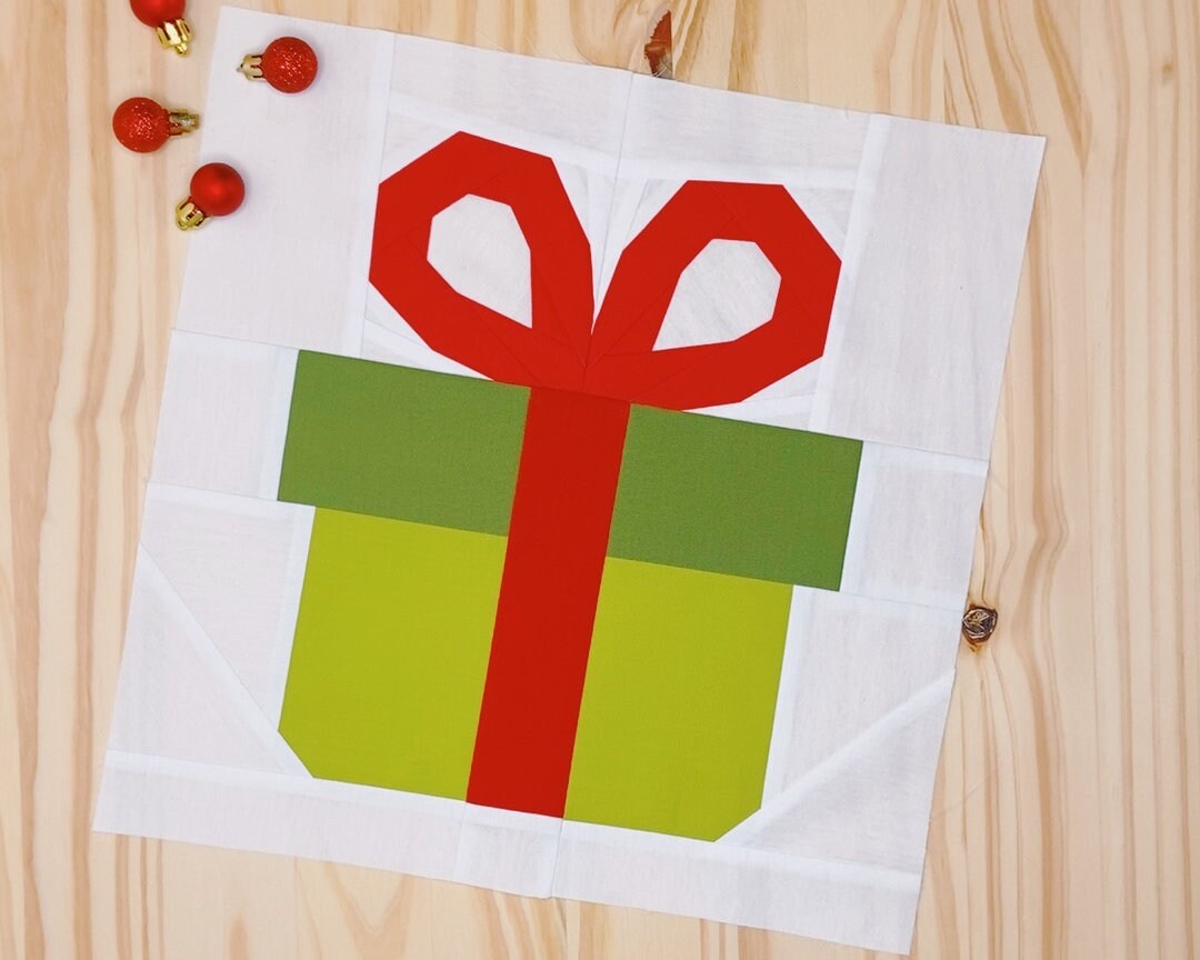 PRESENT Quilt Pattern PDF Download Paper Piecing Christmas Xmas - Etsy