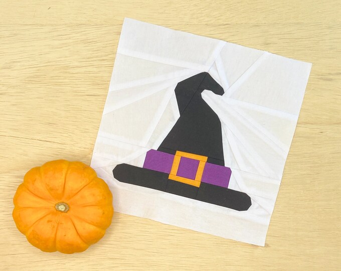 Witch's Hat Quilt Pattern Halloween Quilt Pattern PDF Digital Download ...