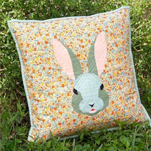 BUNNY Quilt Pattern | PDF Download | Paper Piecing | Spring | Garden ...