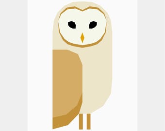 Barn Owl Quilt Pattern | Fall Quilt Pattern | Digital PDF Download ...