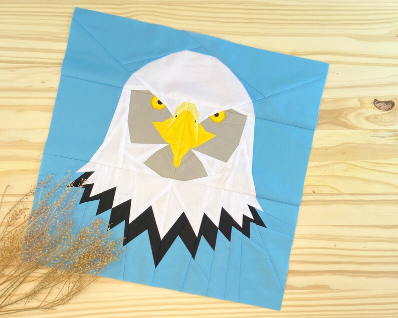 Bald Eagle Quilt Pattern PDF Bird Quilt Pattern - Etsy