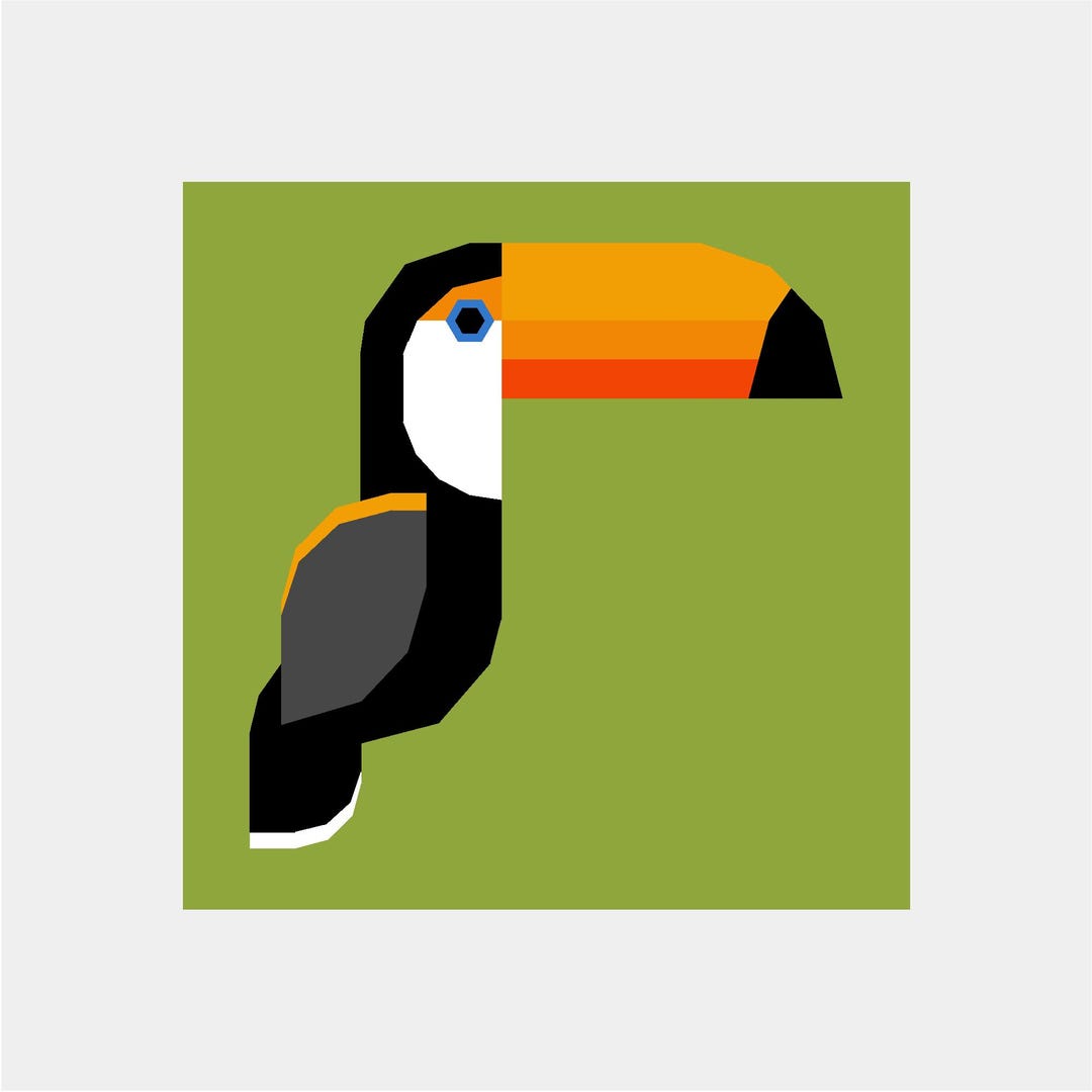 Toucan Quilt Block Pattern | Tropical Quilt Pattern | Digital PDF ...
