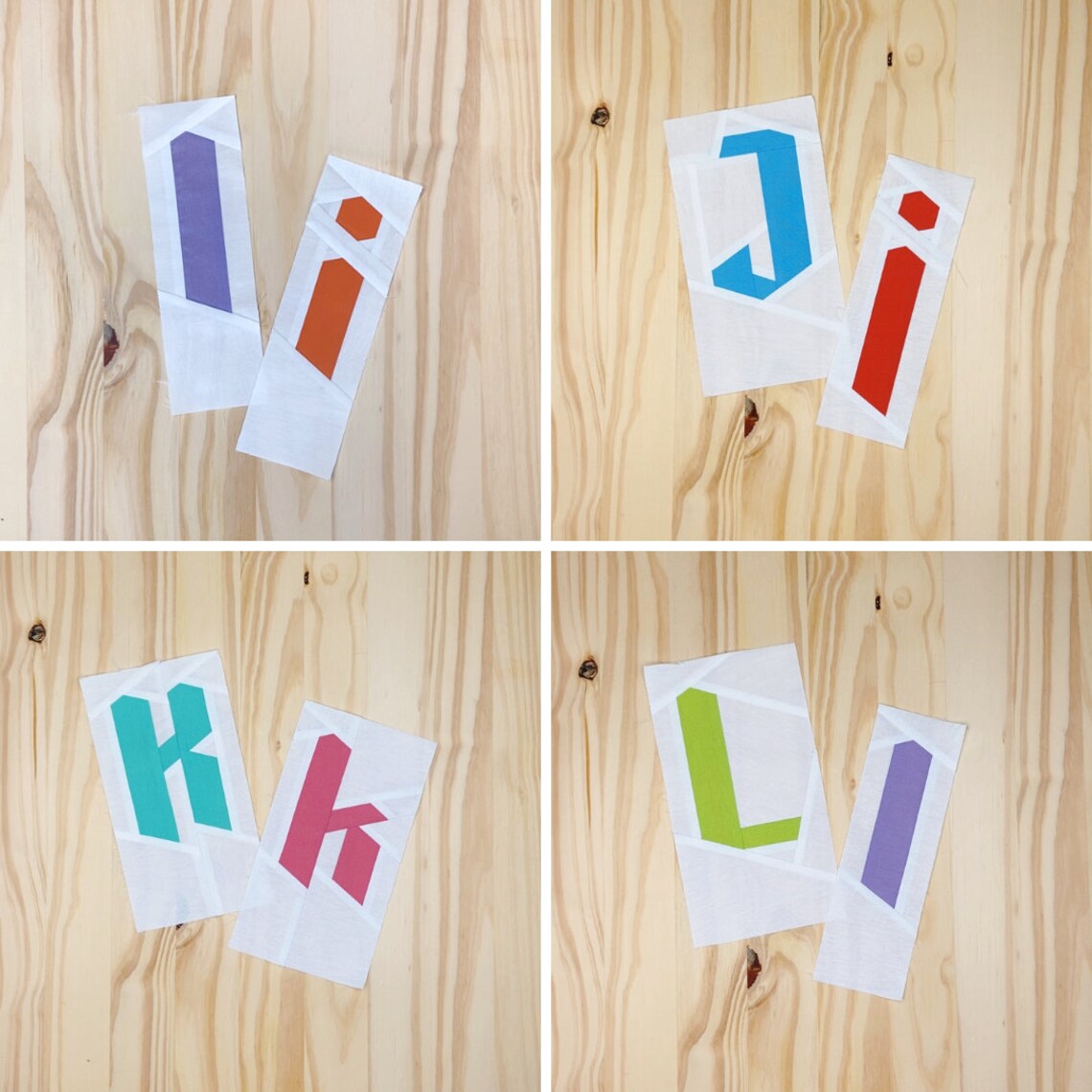 Gothic UPPERCASE and LOWERCASE Alphabet Quilt Blocks Patterns - Etsy