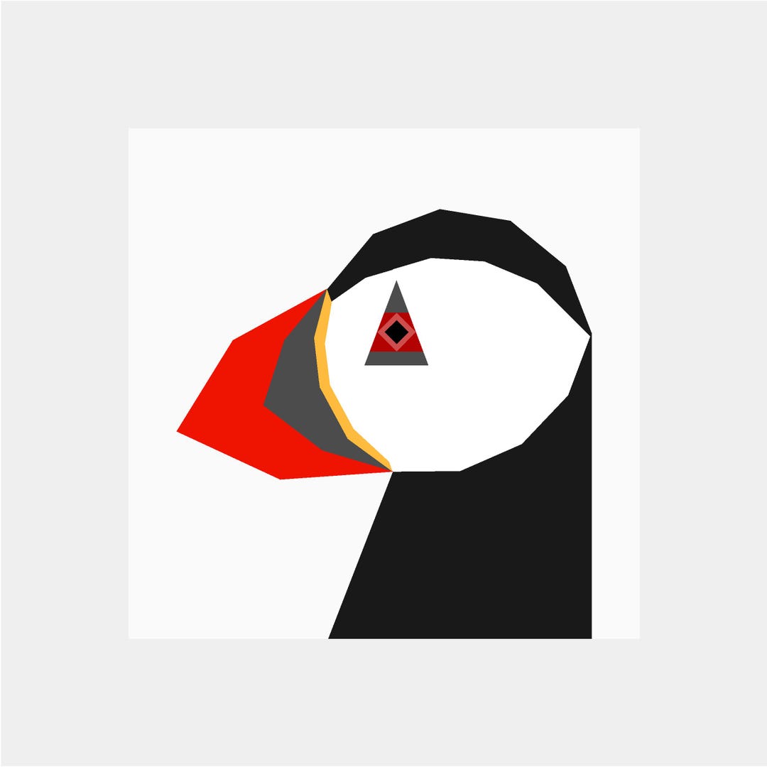 Puffin Quilt Block Pattern | Arctic Quilt Pattern | Digital PDF ...