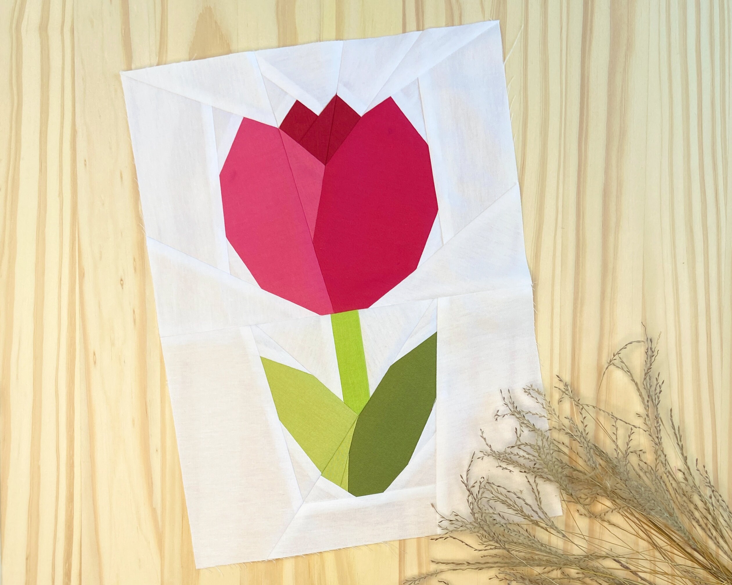 TULIP Quilt Block Pattern PDF Download - Etsy