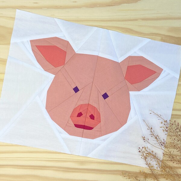 Pig Quilt Pattern - Etsy