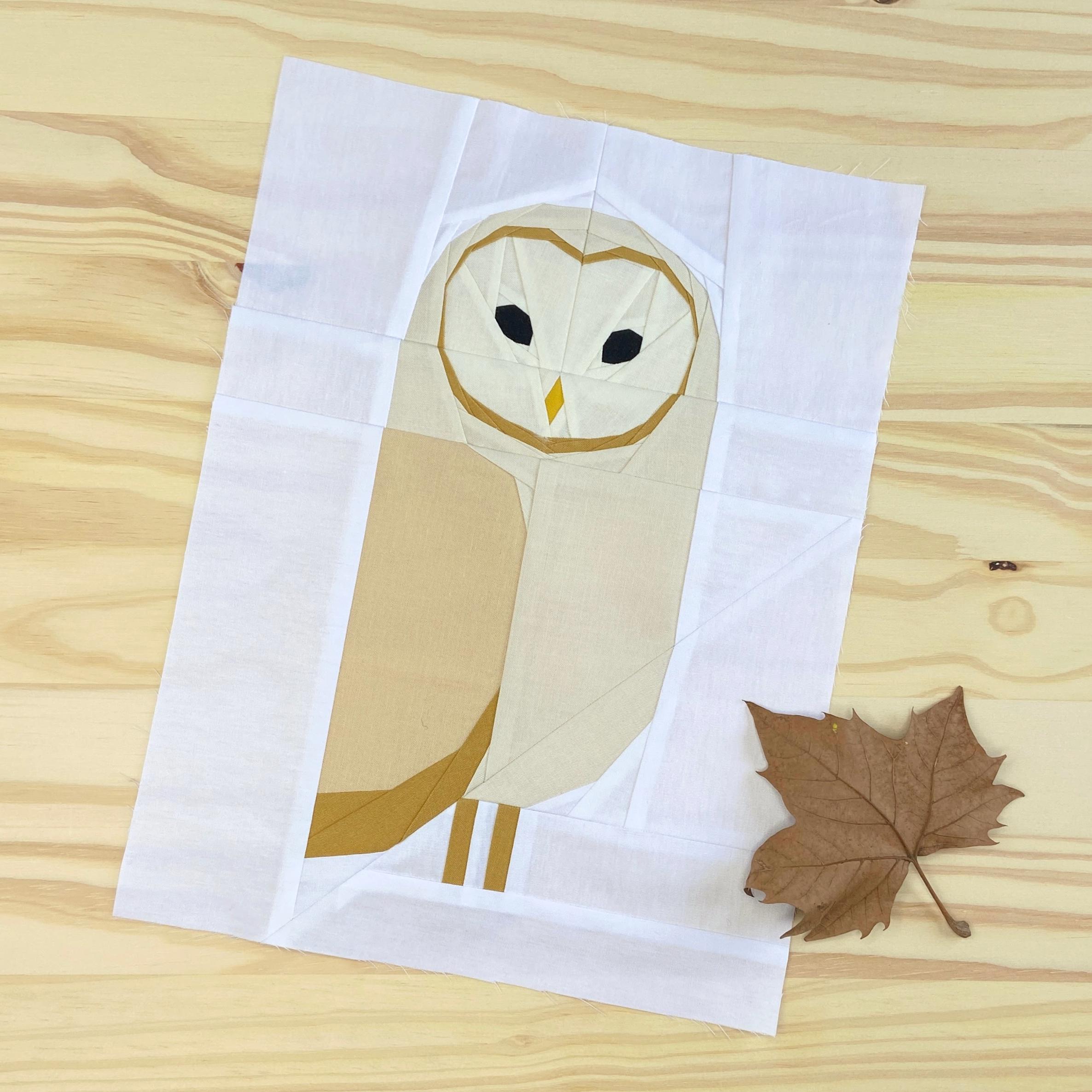 Barn Owl Quilt Pattern | Fall Quilt Pattern | Digital PDF Download ...