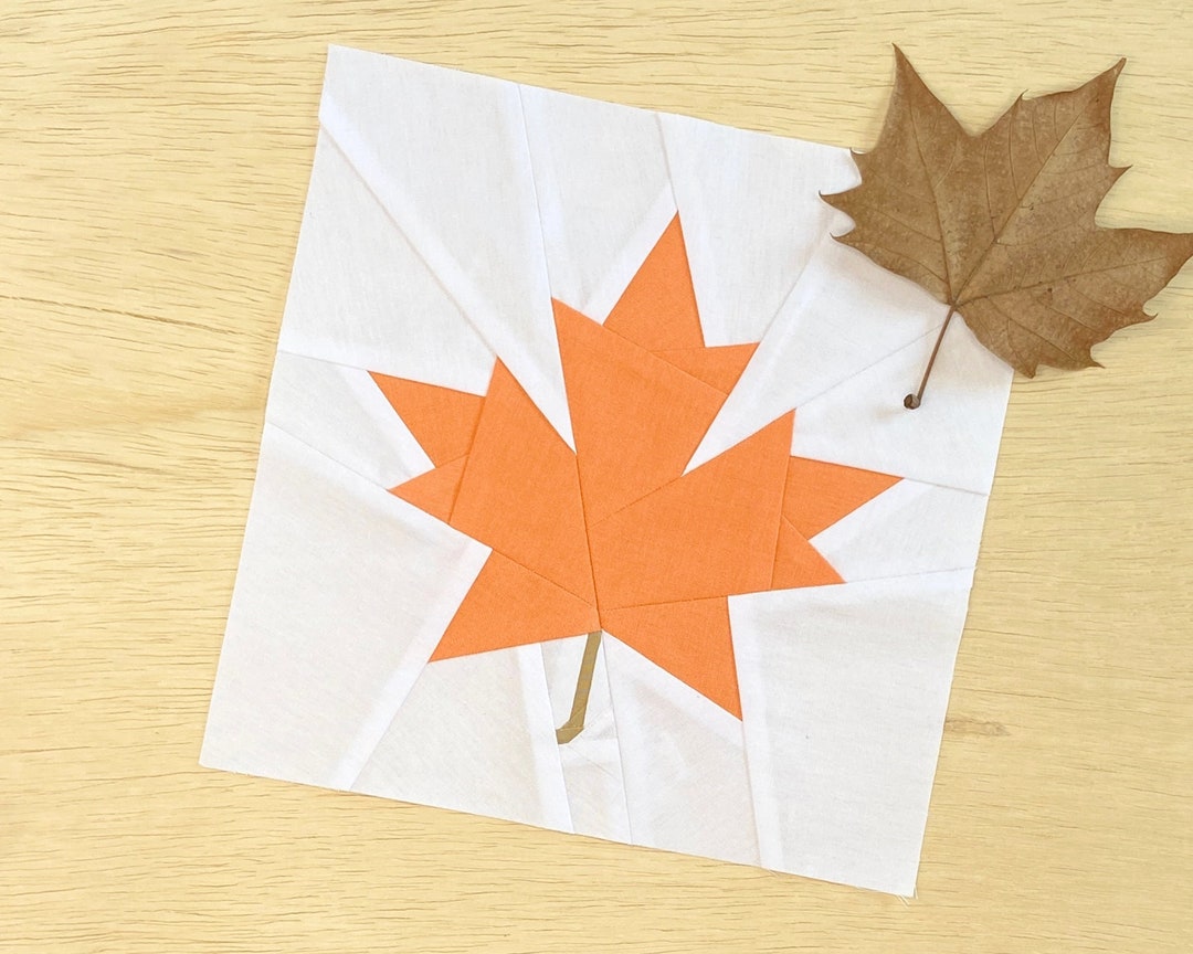 Maple Leaf Quilt Pattern | Fall Quilt Pattern | PDF Digital Download ...