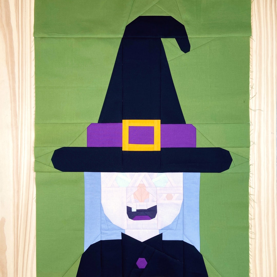 WITCH Quilt Block Pattern PDF Download - Etsy