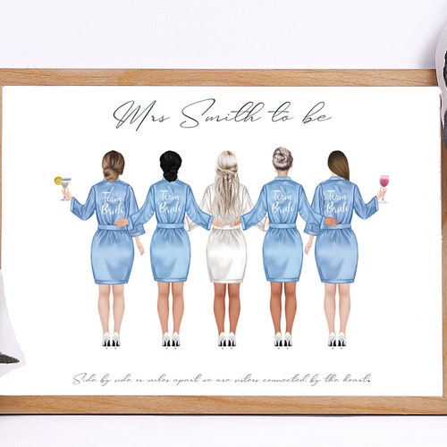 Bridal Party Print Custom Wedding Printable Gift for the - Etsy Canada