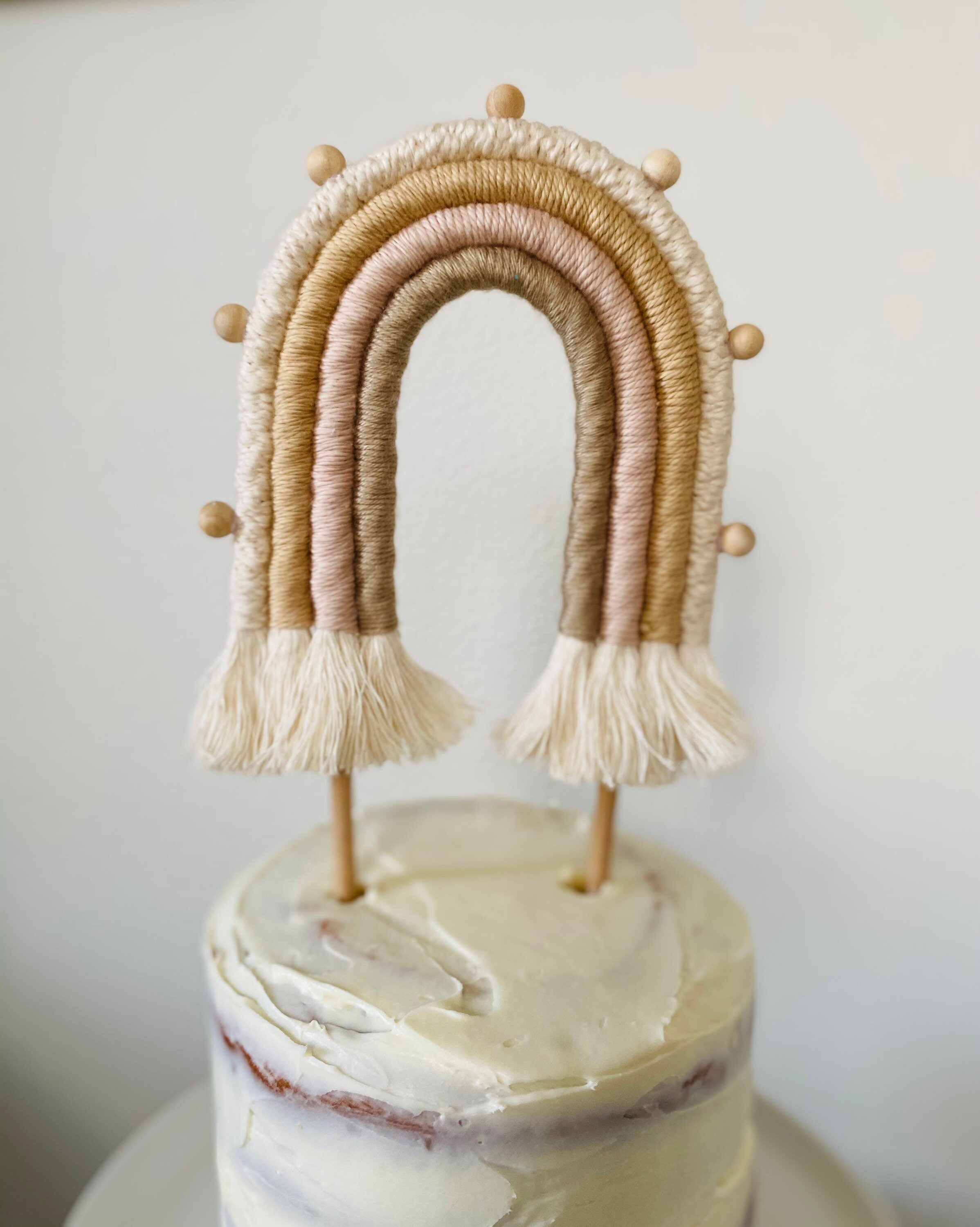 Boho Rainbow Cake Topper Birthday Cake Topper Birthday Cake - Etsy Canada