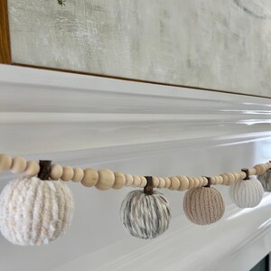 Handmade Pumpkin Garland, Fall Garland, Thanksgiving Garland, Holiday ...