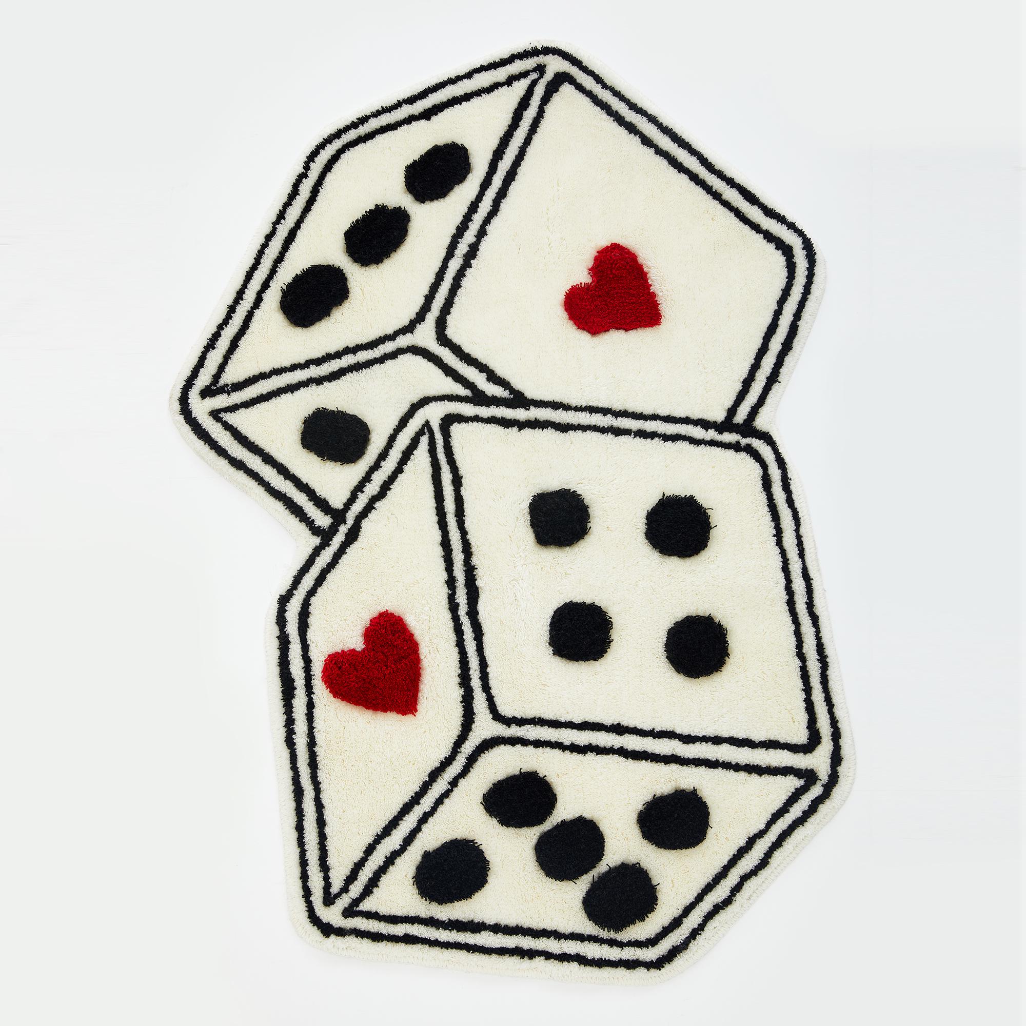 Custom Handmade Dice Rug - Handmade Dice Rug – Unique Gamer Room Decor ...