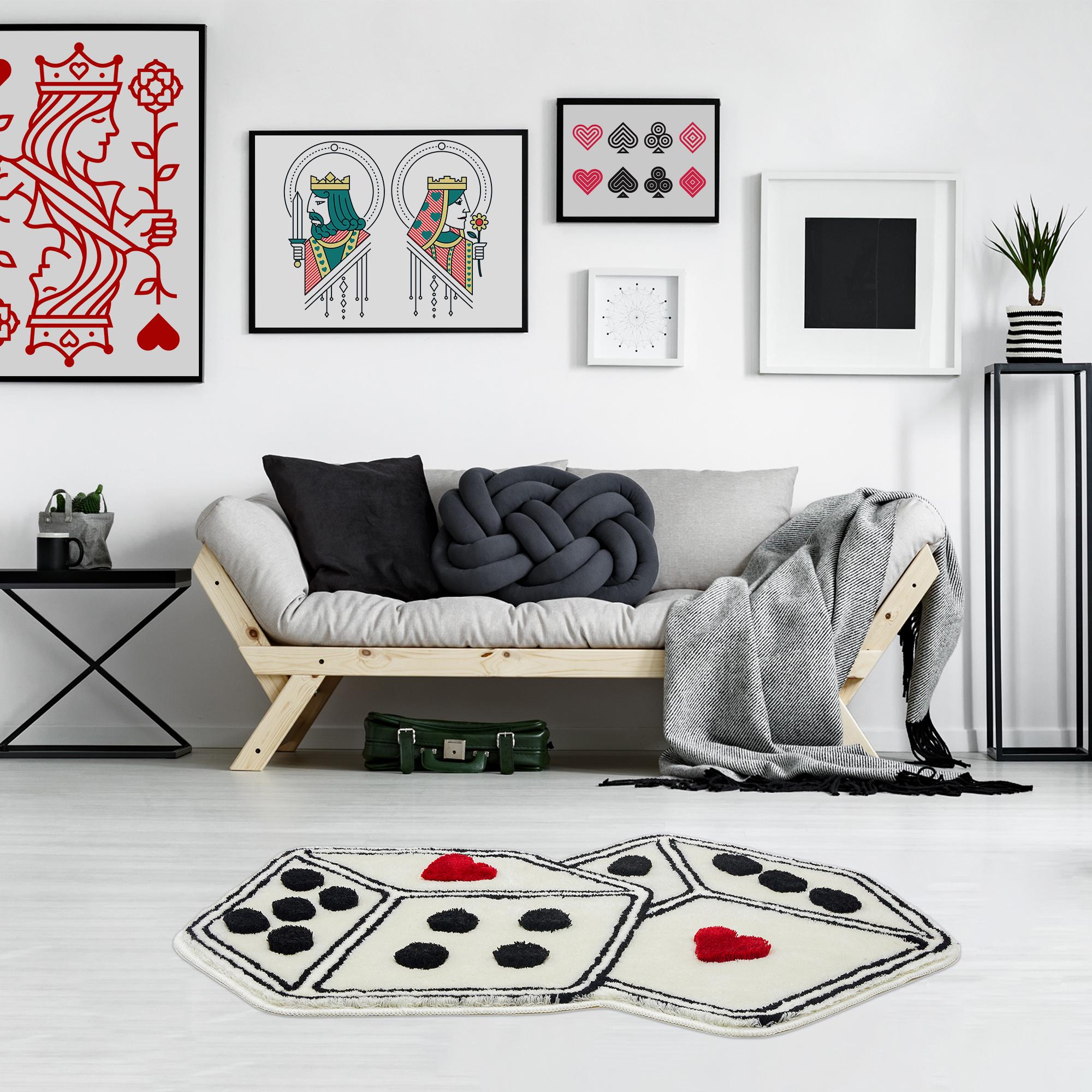 Custom Handmade Dice Rug - Handmade Dice Rug – Unique Gamer Room Decor ...