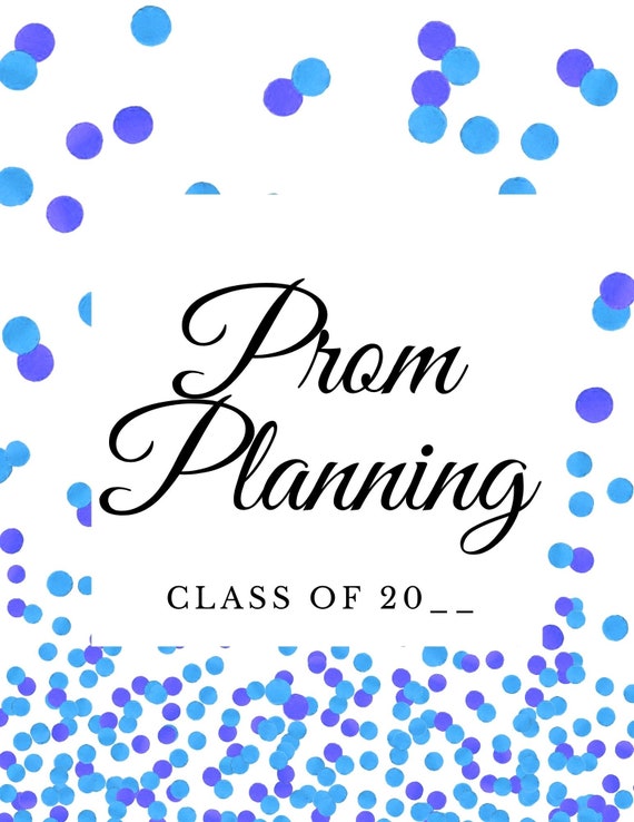 Prom Planner Printable Prom Checklist Detailed Prom Guide | Etsy