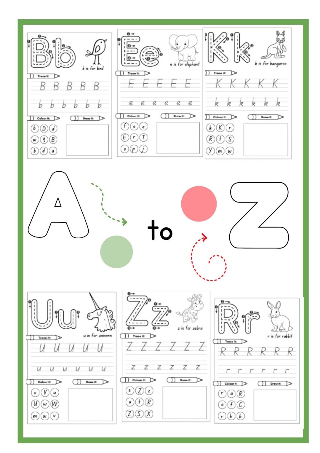 Printable Alphabet Tracing Sheets | Educational ABC Worksheets ...