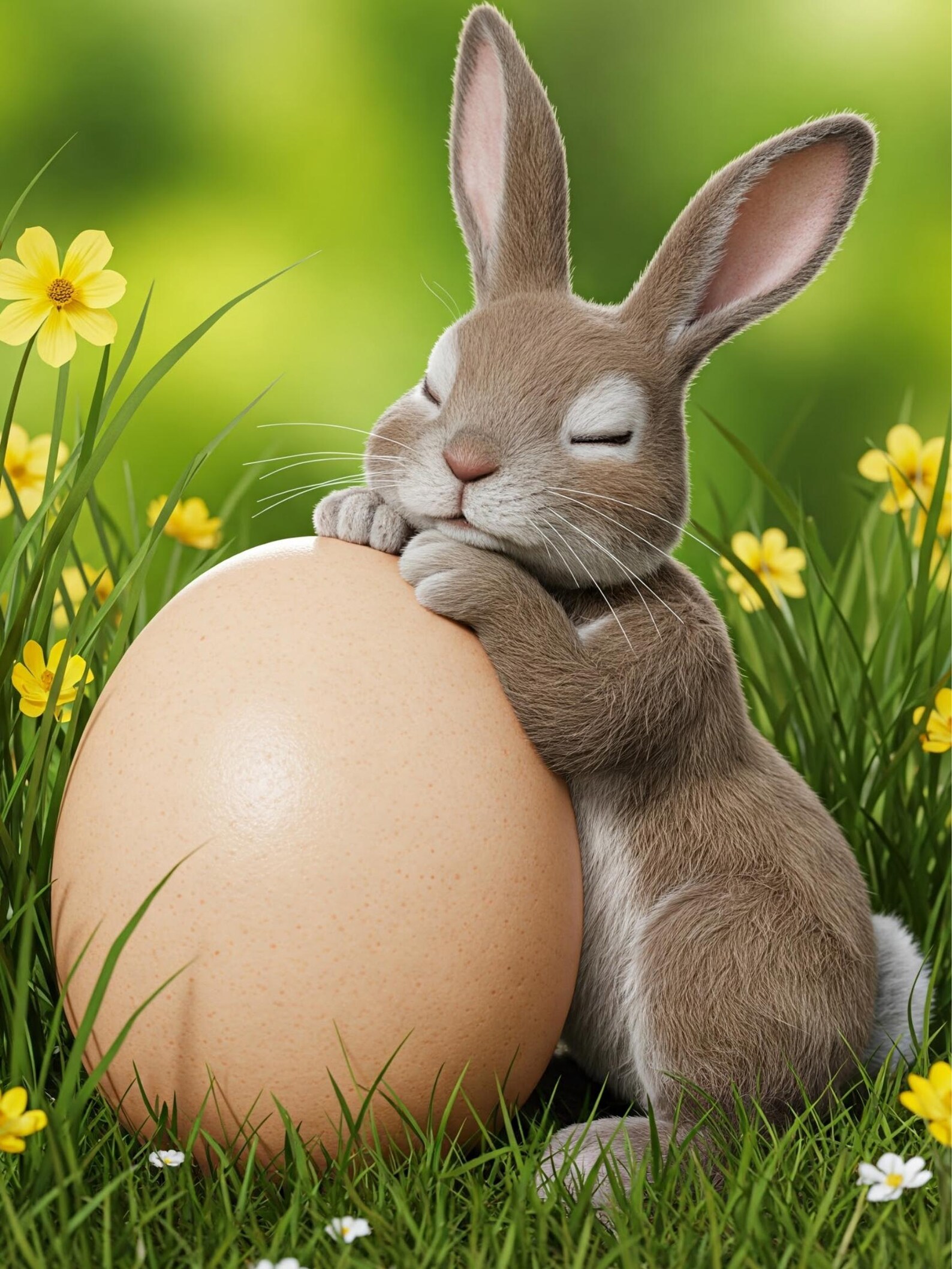 Sleepy Bunny, Easter, Rabbit, Eggs, - Etsy