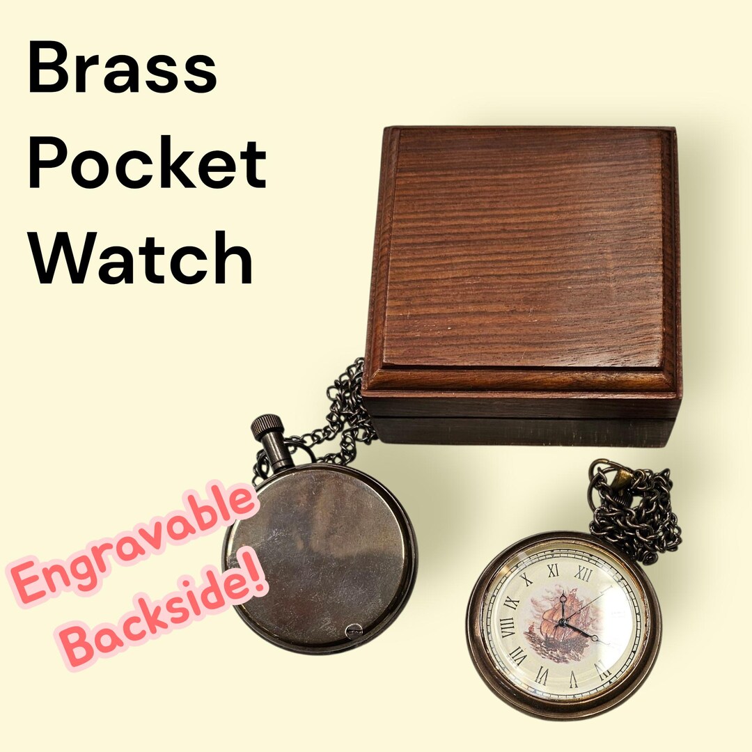 Rusty Nautical Ship | Personalised Pocket Watch | Engraved Gift Ideas ...