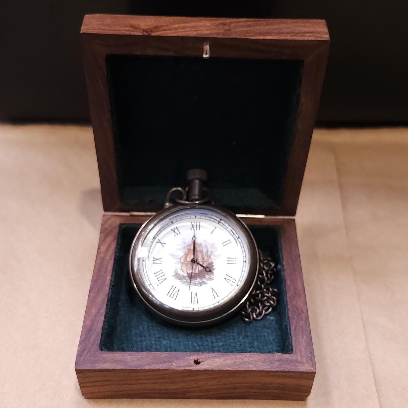 Rusty Nautical Ship | Personalised Pocket Watch | Engraved Gift Ideas ...