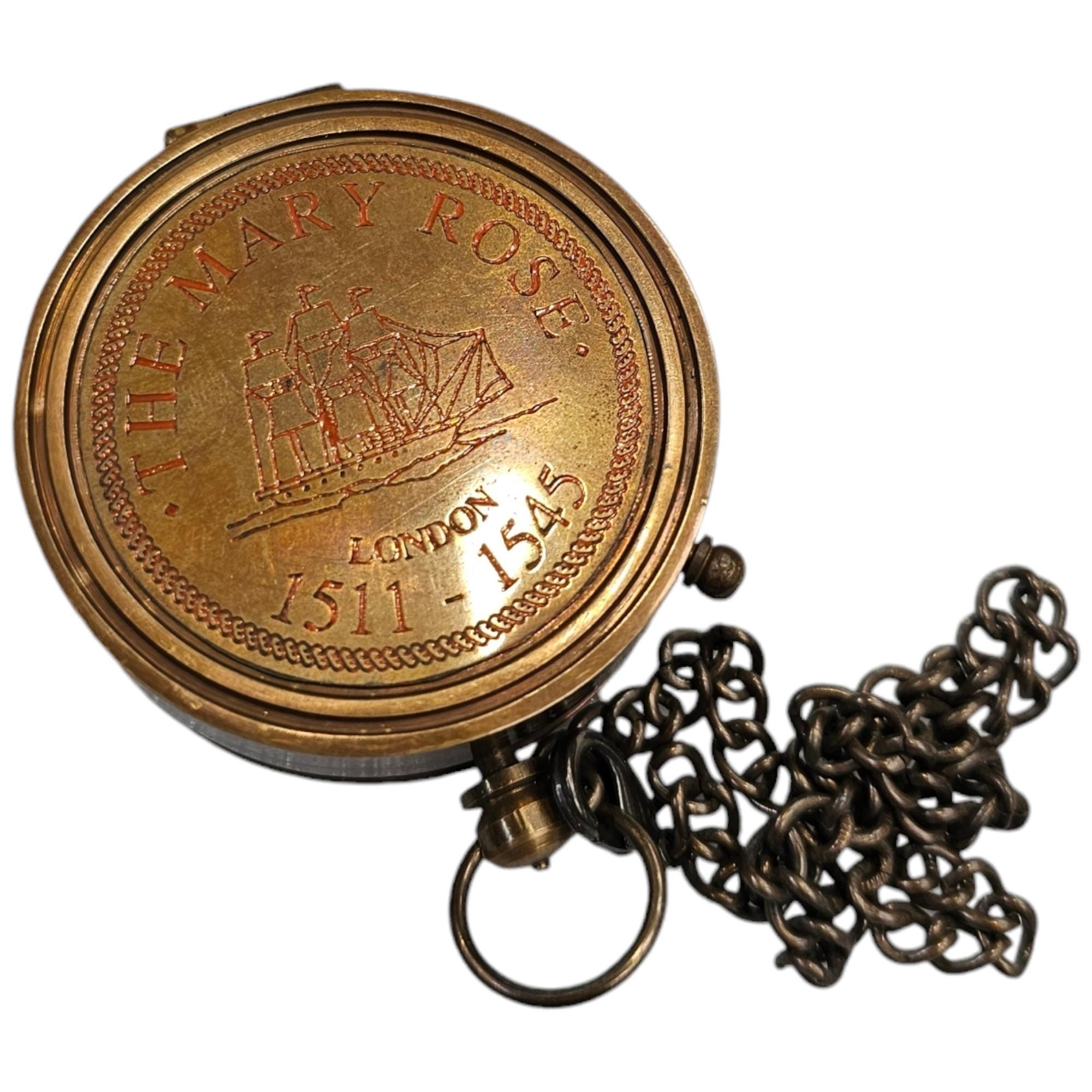 Mary Rose Sundial Compass – a Vintage Brass Compass With a String ...