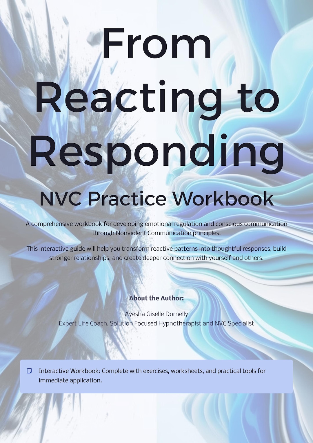 From Reacting to Responding NVC Practice Workbook - Etsy