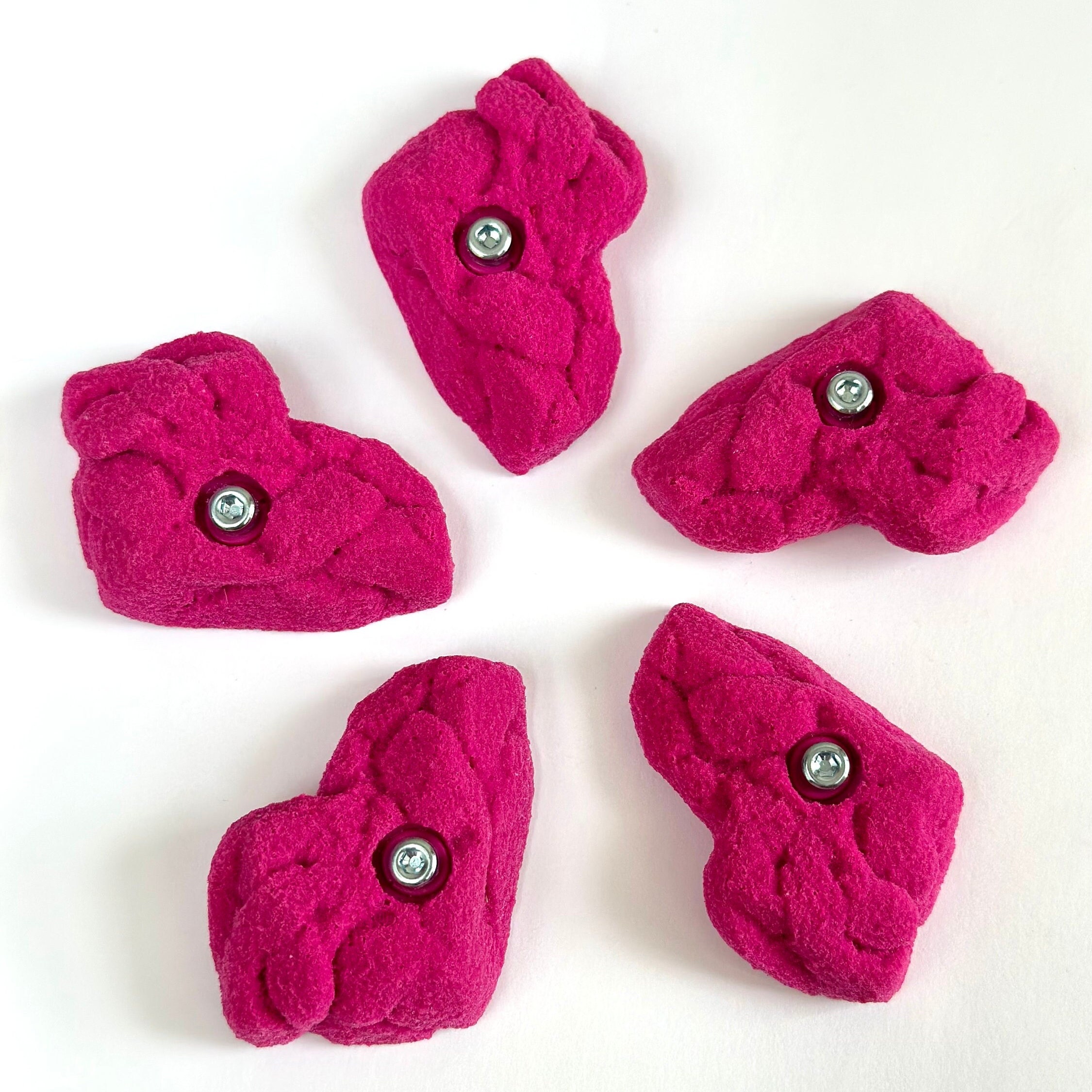 Fuchsia Climbing Holds for Fridge and Magnetic Board, Perfect Gift for ...