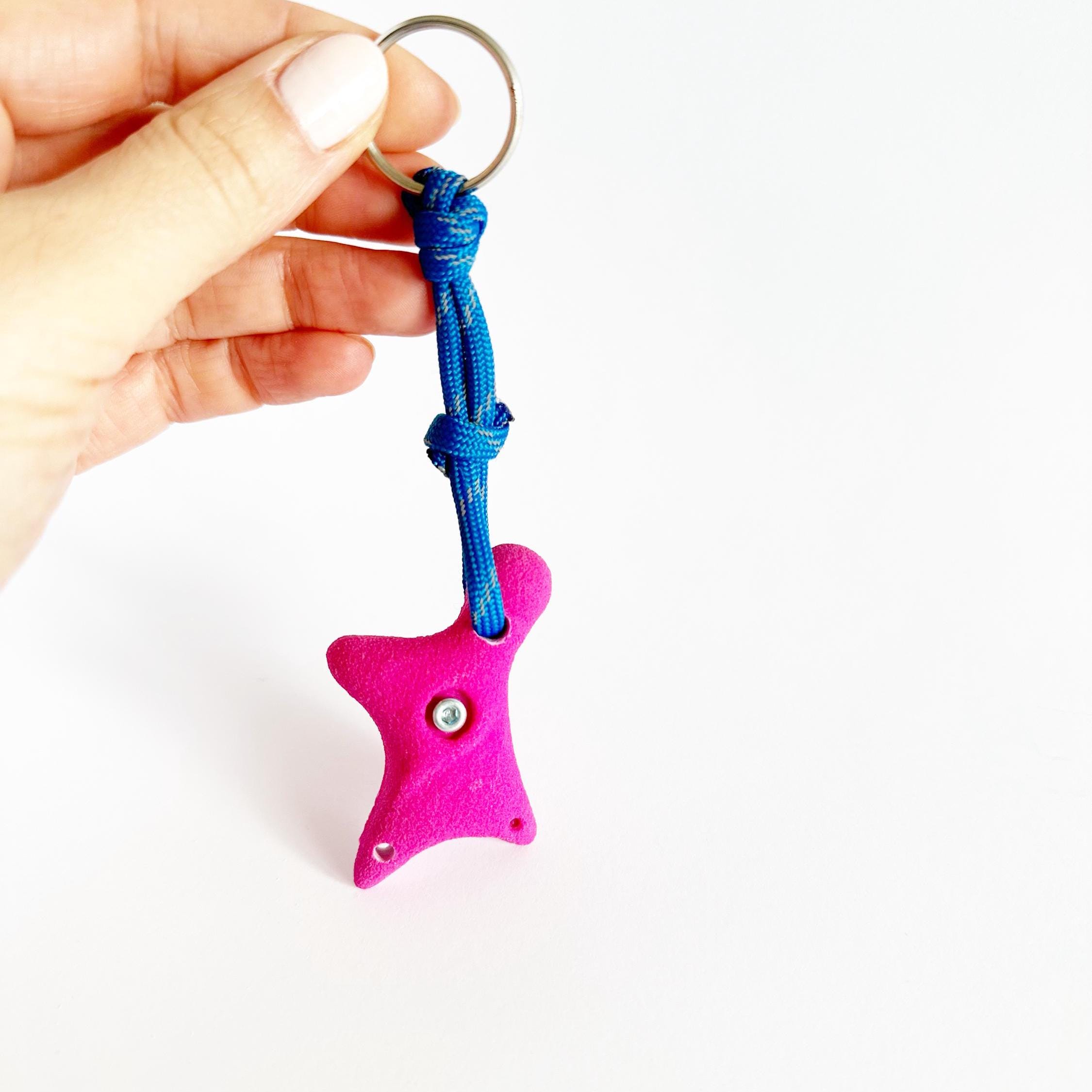 Climbing Keychain, Christmas Gift for Climber, Boulder, Rock Climber ...