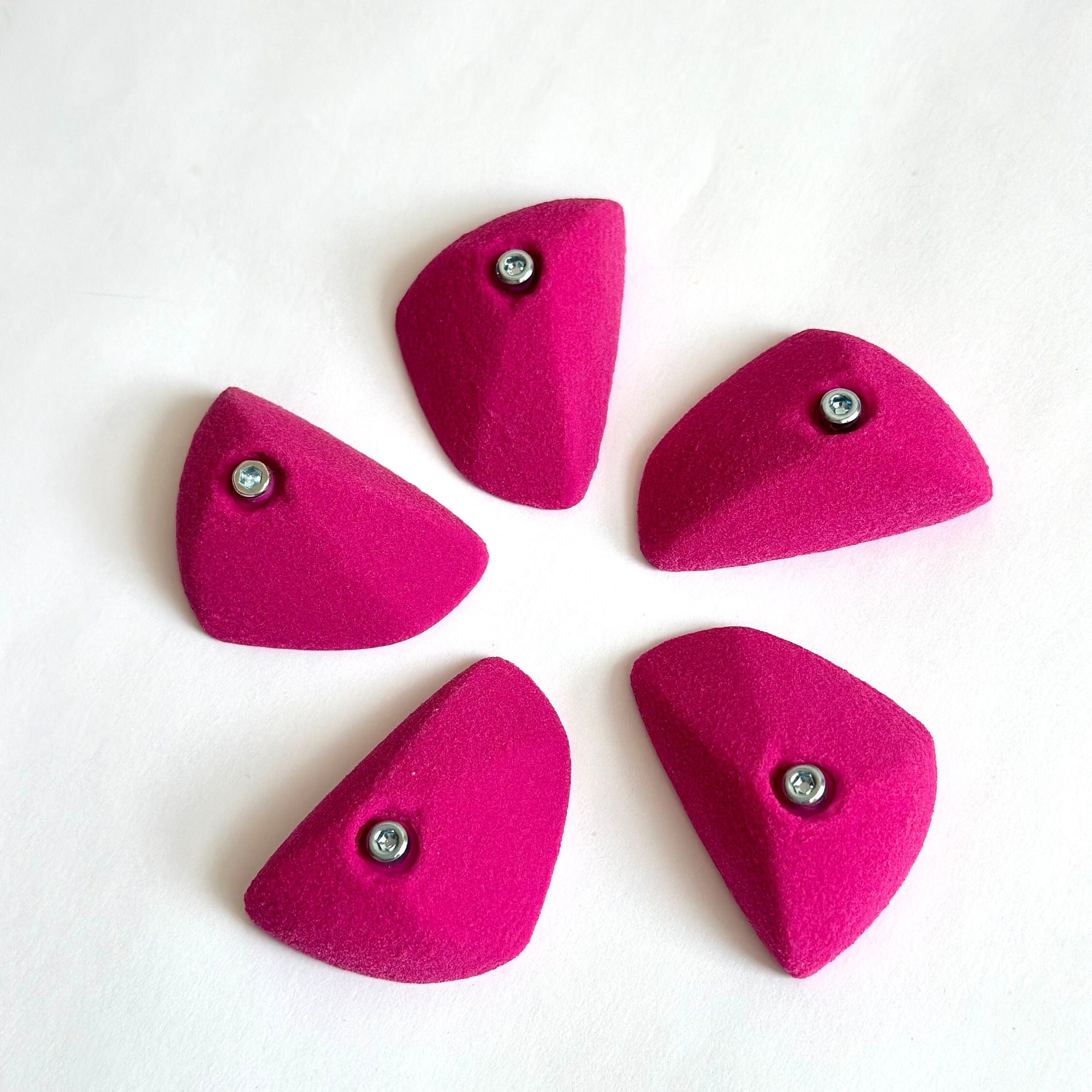 Fuchsia Climbing Holds for Fridge and Magnetic Board, Perfect Gift for ...