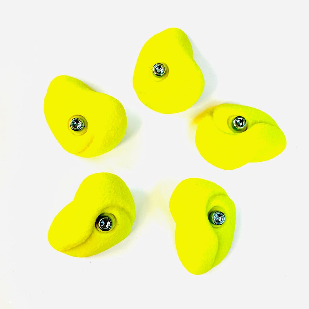 Yellow Climbing Holds Magnets for Fridge and Magnetic Board, Perfect ...