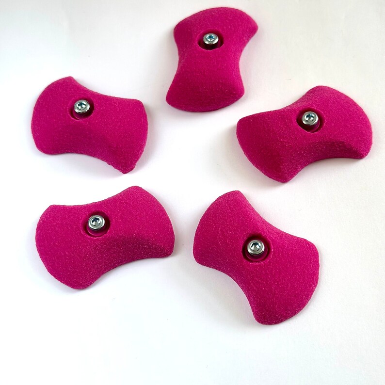Fuchsia Climbing Holds for Fridge and Magnetic Board, Perfect Gift for ...