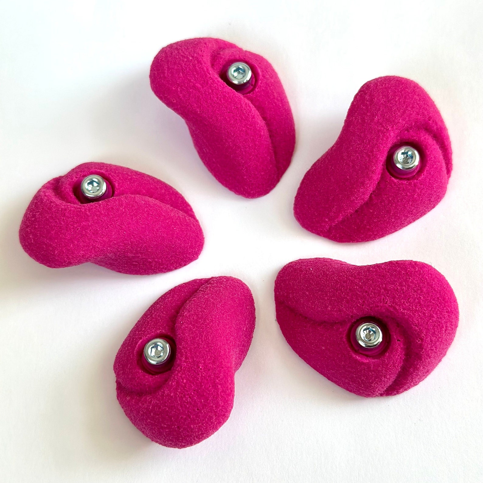 Fuchsia Climbing Holds for Fridge and Magnetic Board, Perfect Gift for ...