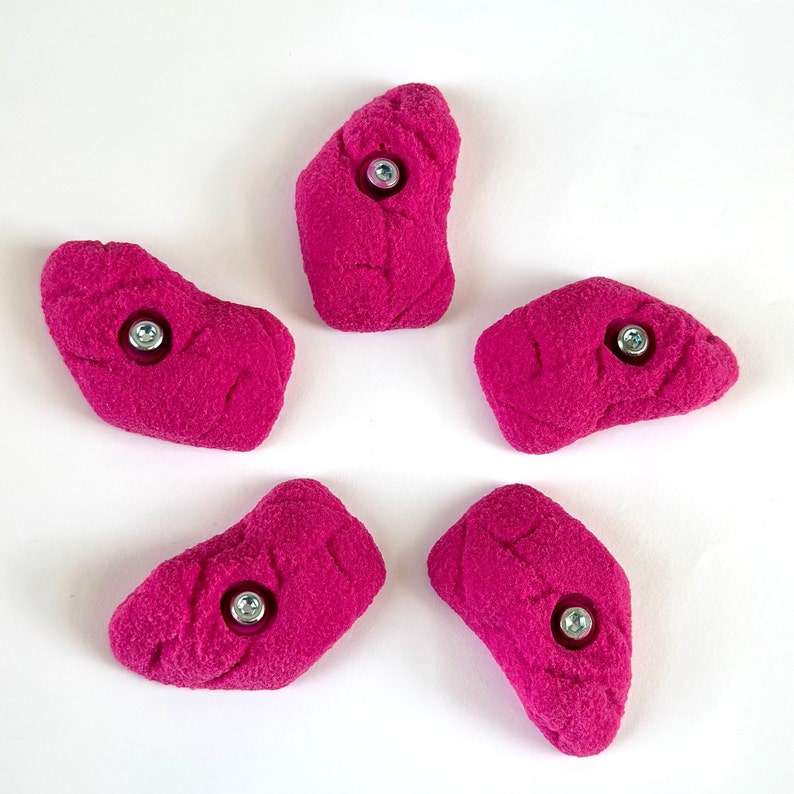 Fuchsia Climbing Holds for Fridge and Magnetic Board, Perfect Gift for ...