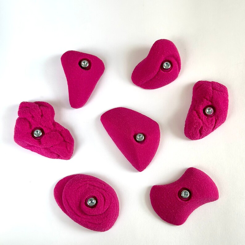Fuchsia Climbing Holds for Fridge and Magnetic Board, Perfect Gift for ...