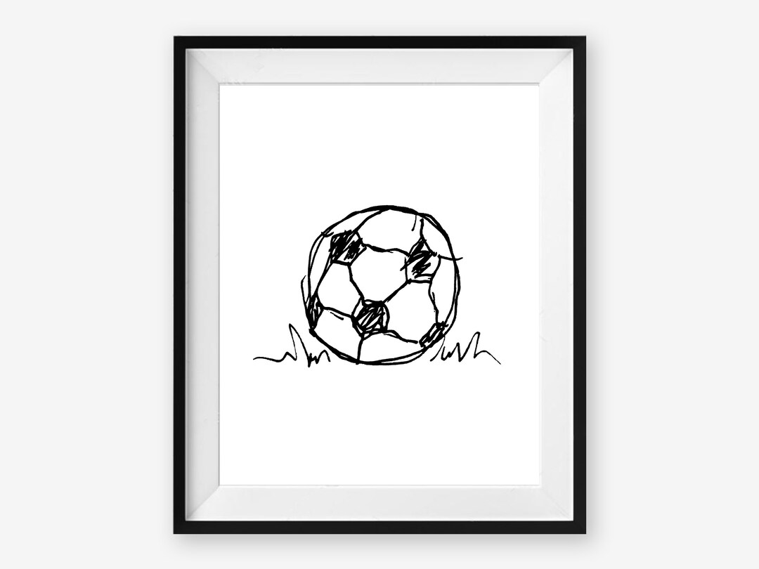 Soccer Printable Wall Art, Sports Room Decor, 8 X 10 Inch Digital File ...