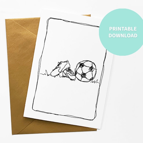 Soccer Card - Etsy