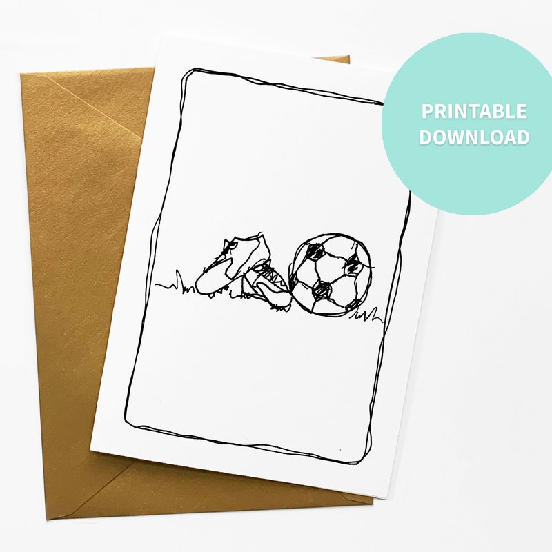 Soccer Card - Etsy
