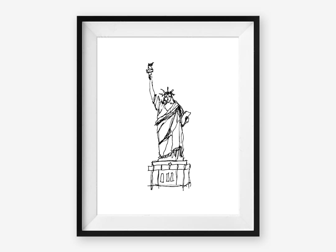 Statue of Liberty Printable Wall Art, New York City Room Decor, 8 X 10 ...